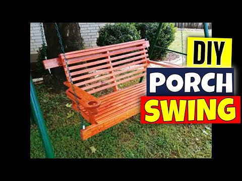 (REPOST) PORCH SWING Build You Own Backyard DIY Do It Yourself Project Maker Garage 101