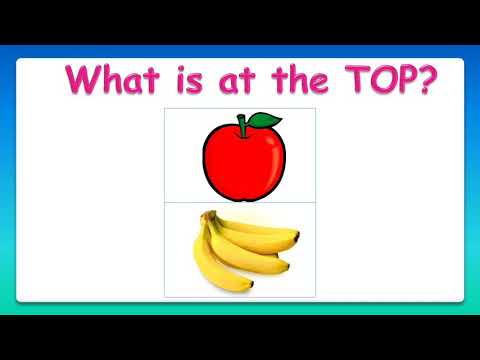 What is at Top and Bottom Video Lecture - Maths for LKG
