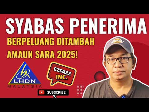 SYABAS! PENERIMA SARA 2025 DITAMBAH JUMLAH AMAUN BAYARAN.