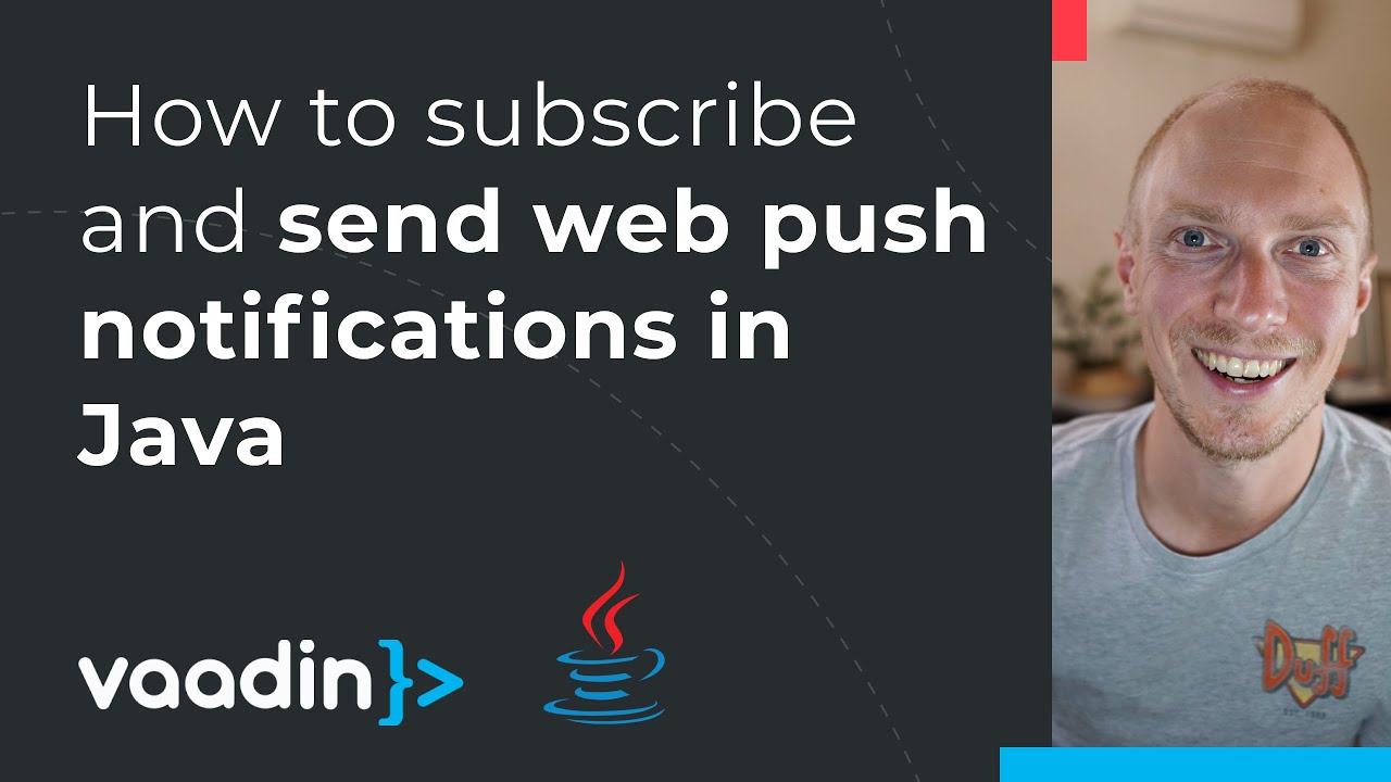 How to subscribe and send Web Push notifications in Java