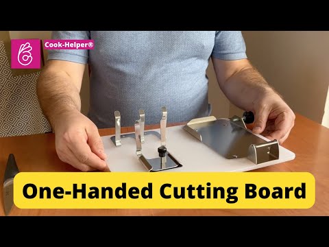 Adaptive Kitchen Set | One-Handed Cutting Board by "COOK-HELPER"®