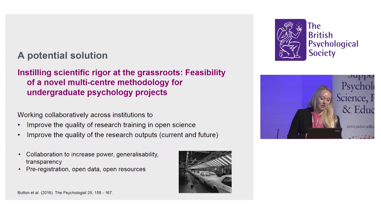 Replicability Event - Dr Katherine Button