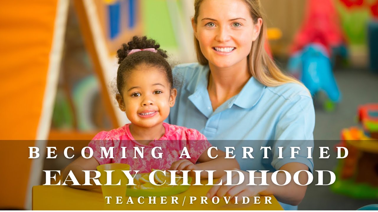 Become a certified early childhood teacher!