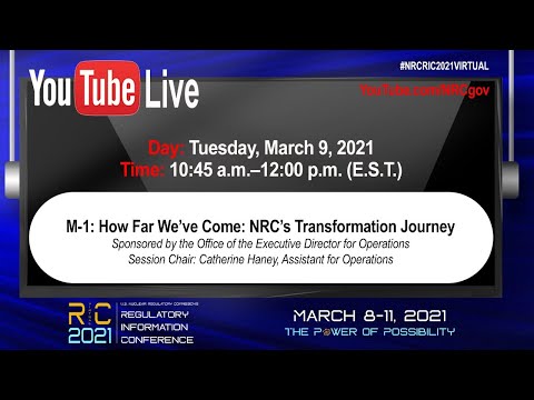 #RIC2021VIRTUAL M1 - How Far We've Come: NRC's Transformation Journey