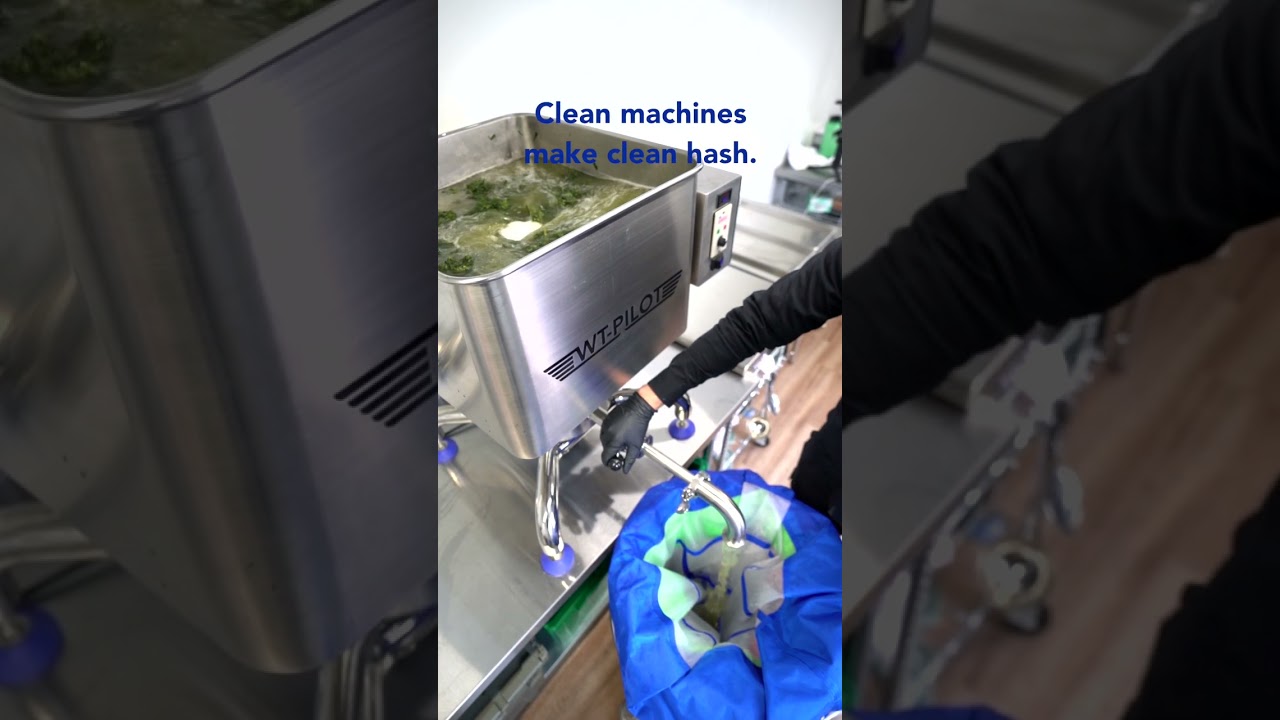 WT-PILOT: The Only GMP-Compliant, Pharma-Grade Solventless System for Small-Scale Hash Production