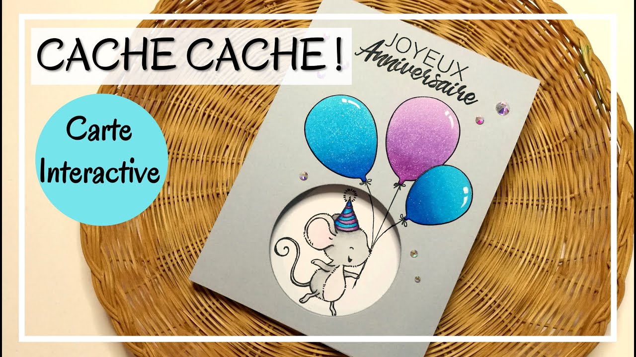 TUTO CARTE ANNIVERSAIRE : Carte IMAGE SURPRISE ! INTERACTIVE ! Peu de matériel ! DIY Scrap Carterie