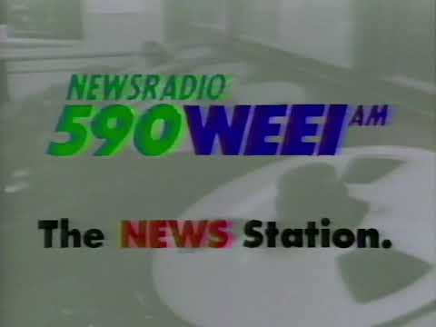 1990 WEEI 590kHz AM Boston NewsRadioTV Commercial