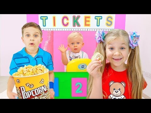 Diana and Roma teach Oliver how to take care of himself - BEST Stories with Diana and Roma