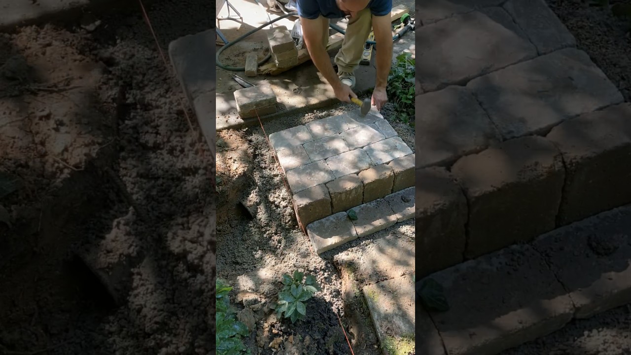 Building Step Under $60 Materials -Landscaping on Slope