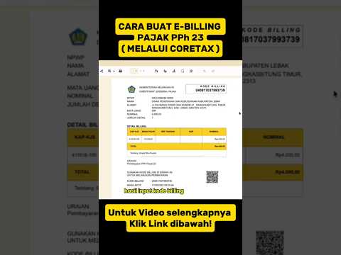 CARA INPUT PAJAK SEKOLAH MELALUI CORETAX #ebilling #pajakonline #tutorial #operatorsekolah