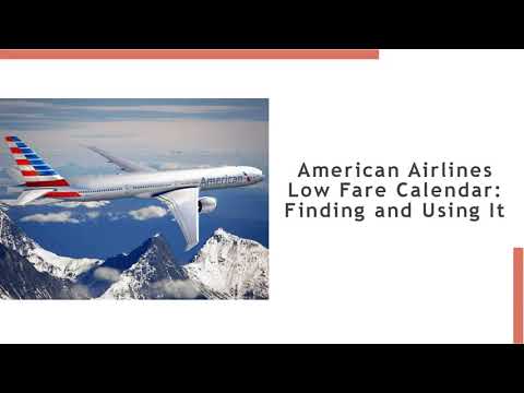 American Airlines Low Fare Calendar 2023 #americanairlines