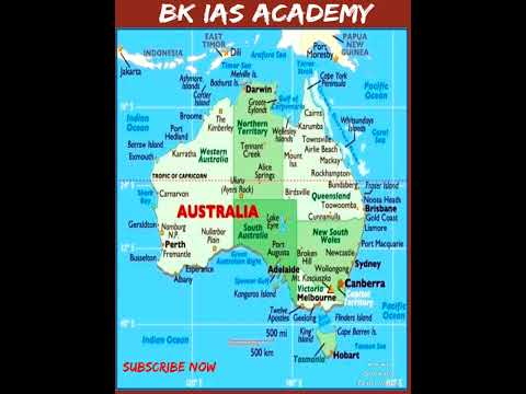 Australia Map #shorts #viralvideo World Geography Through Maps ππ