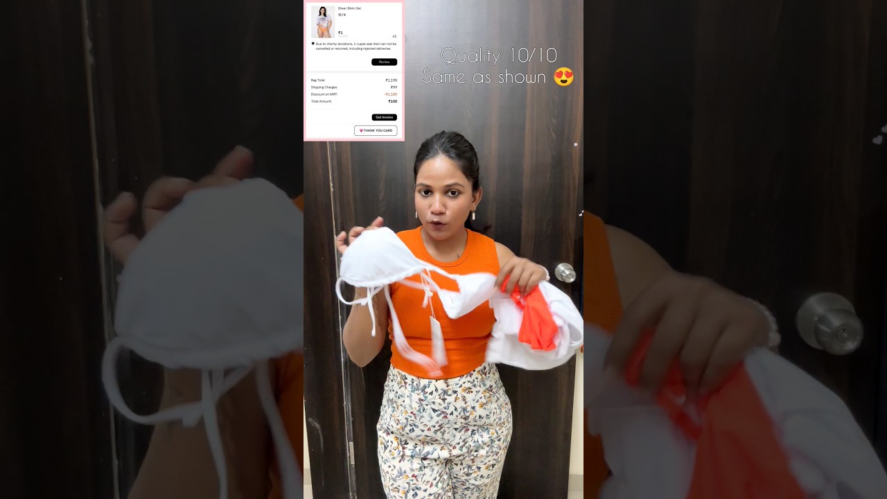 bs 100 rs me 👙 set from savana ✨😍🛒#savana #sale #affordable #ytshorts #shorts