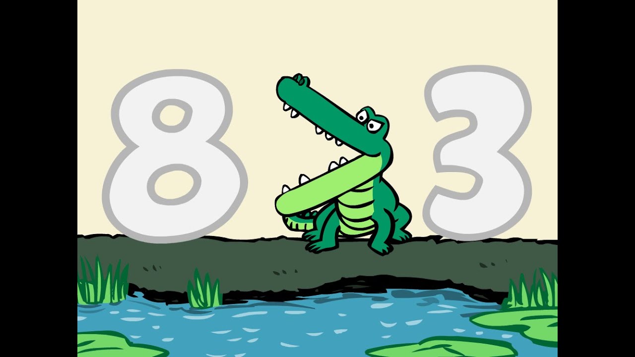 Number Gators (Greater Than, Less Than Symbols Song)