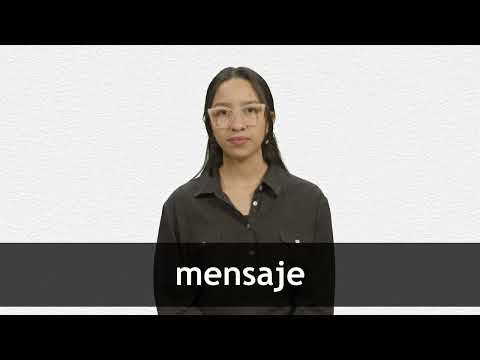 English Translation of “MENSAJE” | Collins Spanish-English Dictionary