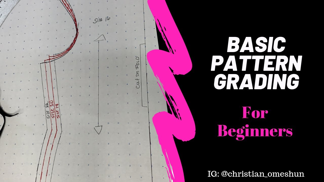 Basic Pattern Grading for Beginners| CHRISTIAN OMESHUN TV
