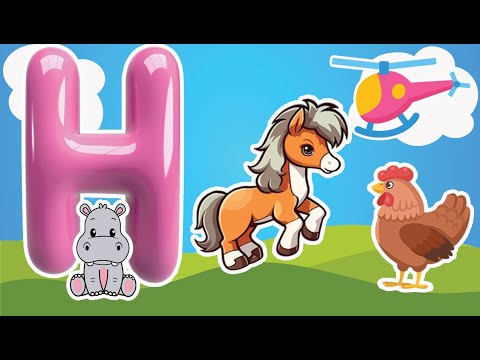 Words Beginning with Letter H for Toddlers & Preschoolers | Words that start with H | Initial Sounds