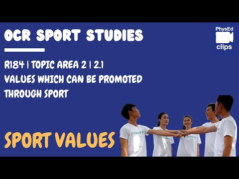 2.1 Sport Values | R184 | Cambridge National Sport Studies