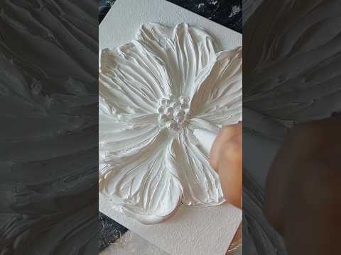 Must Try This New Texture Art Flower Technique !