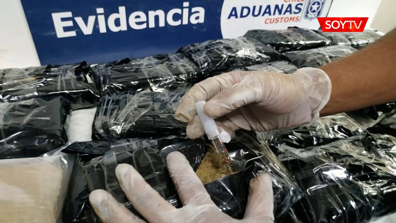[VIDEO] Turista quedó en prisión por transportar 9 kilos de marihuana en un compresor de aire