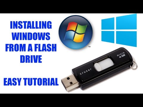 How to Install Windows From a Flash Drive [Windows 7/8 Tutorial]