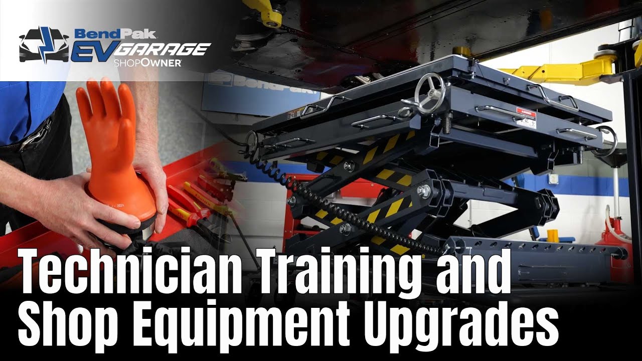 EV Technician Training and Shop Equipment Upgrades