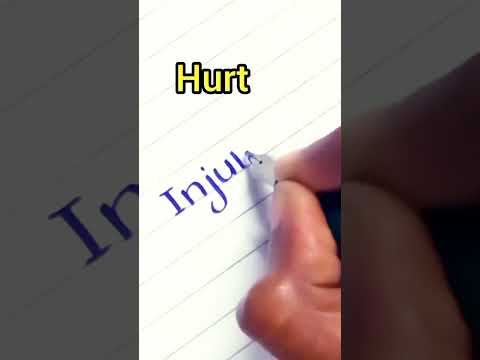 synonym of " Hurt "  #vocabulary #english