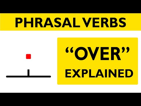Phrasal verb prepositions: "OVER" part 01 - The basic meaning of "OVER"