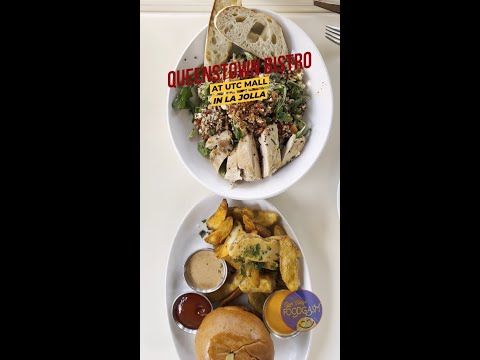 Queenstown Bistro at UTC Mall in La Jolla has great burgers, sandwiches, salads and more!