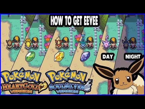 Pokemon HeartGold and SoulSilver - How to get Eevee & Evolve It!
