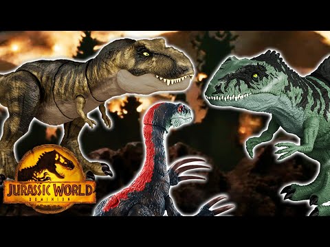 Final Dinosaur Battle Scene 🦖🦕 | Jurassic World Dominion | Mattel Action!