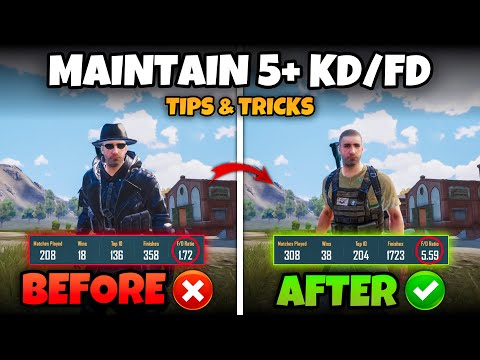 HOW TO INCREASE KD/FD IN BGMI/PUBG MOBILE TIPS & TRICKS MEW2