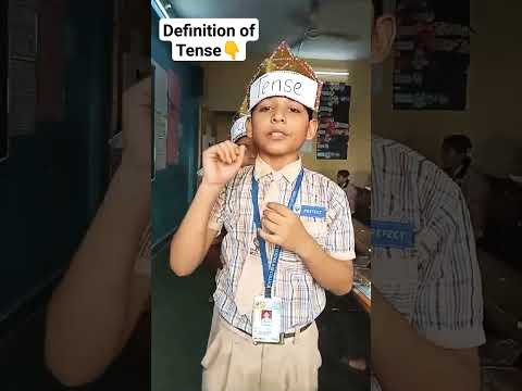 Definition of Tense , school activity,#skit #viral #grammar #tense #definition #kids #new #share