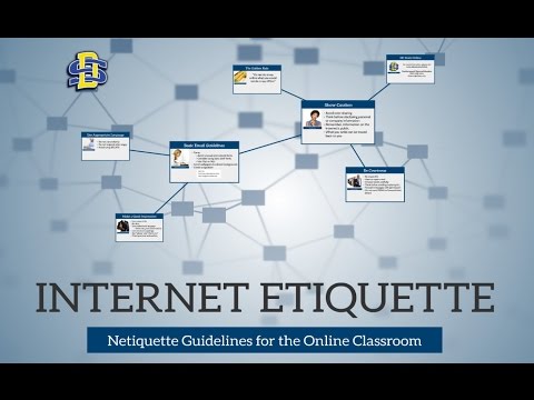 Internet Etiquette: Netiquette Guidelines for the Online Classroom
