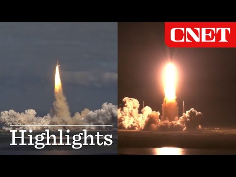 NASA Space Shuttle Atlantis (2009) vs. NASA Artemis 1 (2022)
