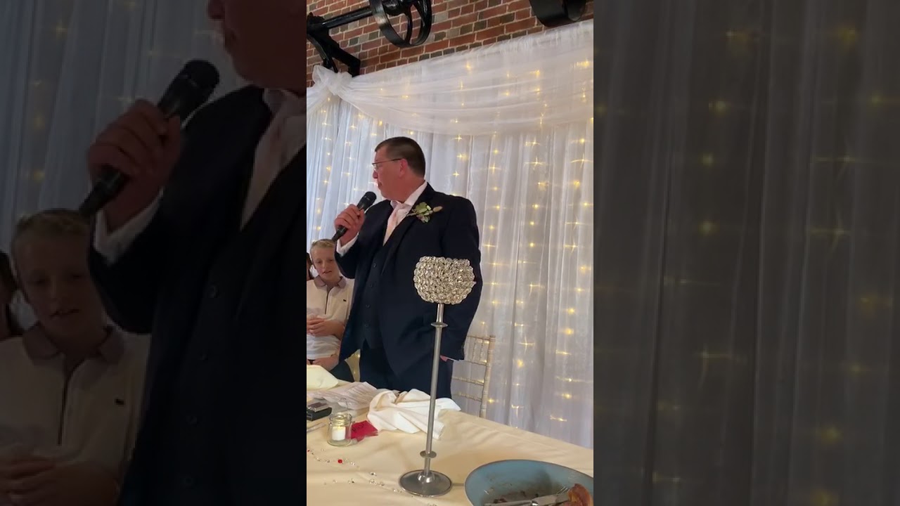 Steve’s funny Best Mans Speech