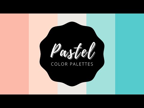 PASTEL COLOR PALETTES WITH IT'S NAME AND HEX COLOR CODE | Part 6 | mochibubble