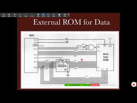 Interfacing External Memory With 8051 Microntroller Video Lecture ...