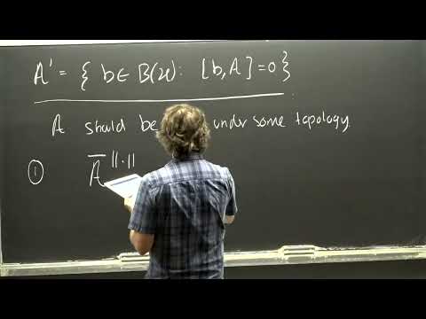 Tom Faulkner Lecture 2 on Operator algebras from Quantum Information to Quantum Gravity