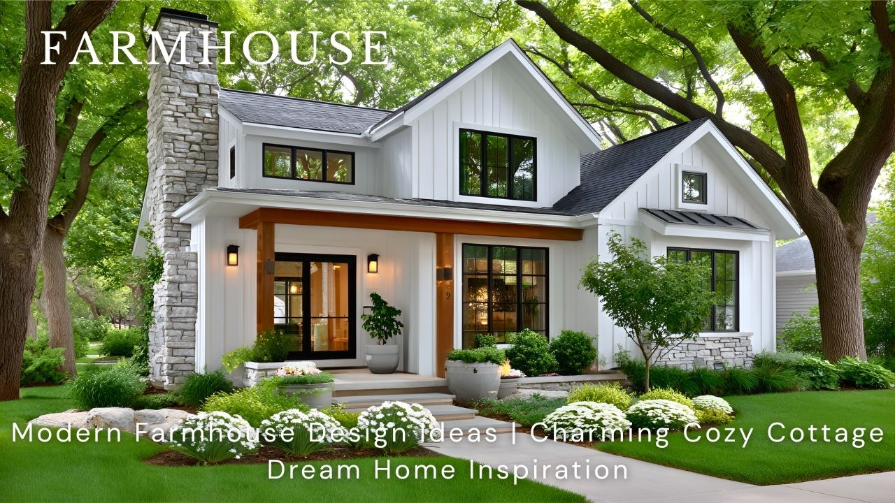 Charming Modern Farmhouse Tour | Cozy Cottage Dream Home with Stunning Rustic Design
