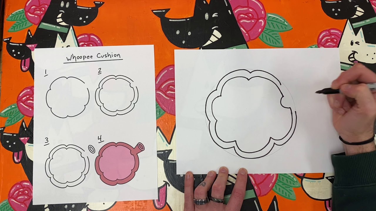 Whoopee Cushion Drawing | Art Project