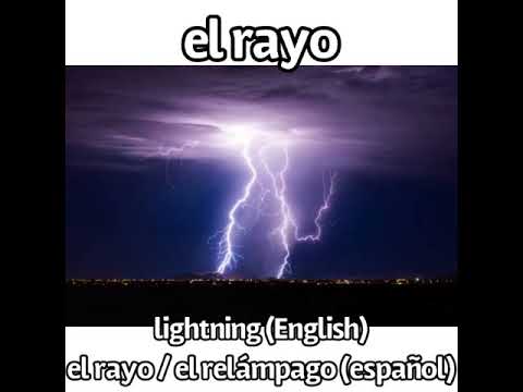 EnabLadino word- ”el rayo” 🌩 ⚡️