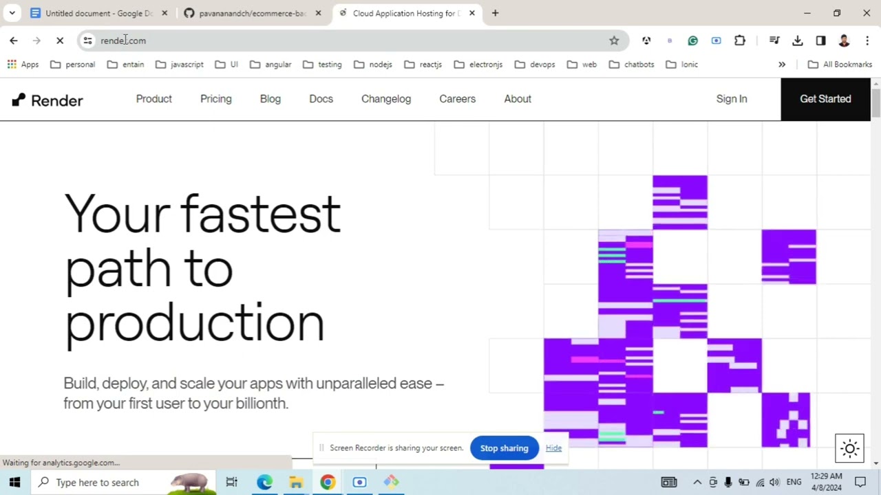 Deploying a MEAN Stack App: Node.js on Render & Angular on Firebase (with GitHub Integration)