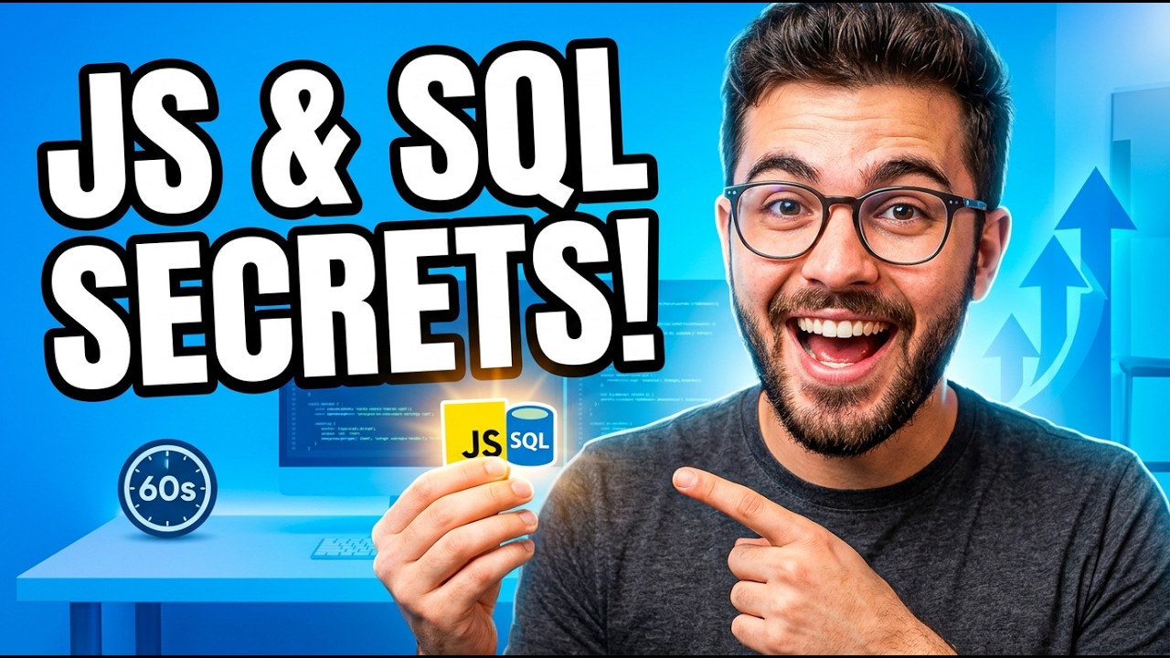 Boost Your Web Dev Career JavaScript & SQL Tips in 60 Seconds