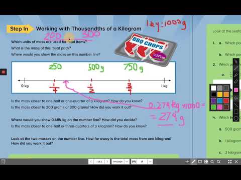 4.11 Working with Thousandths of a Kilogram