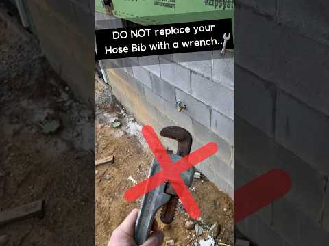DO NOT replace your Hose Bib with a wrench…🔧