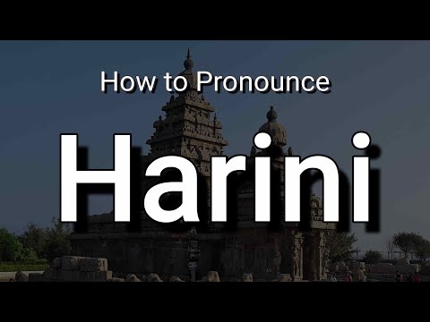 Harini - Pronunciation and Meaning