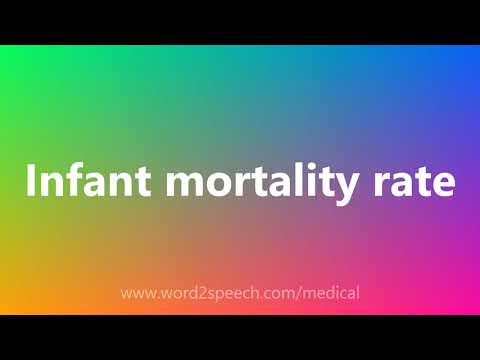 Infant mortality rate - Medical Definition and Pronunciation