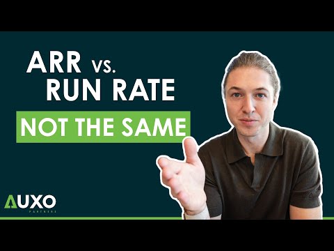 What's the Difference? ARR vs. Run Rate Revenue