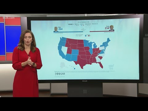 Latest Electoral College map